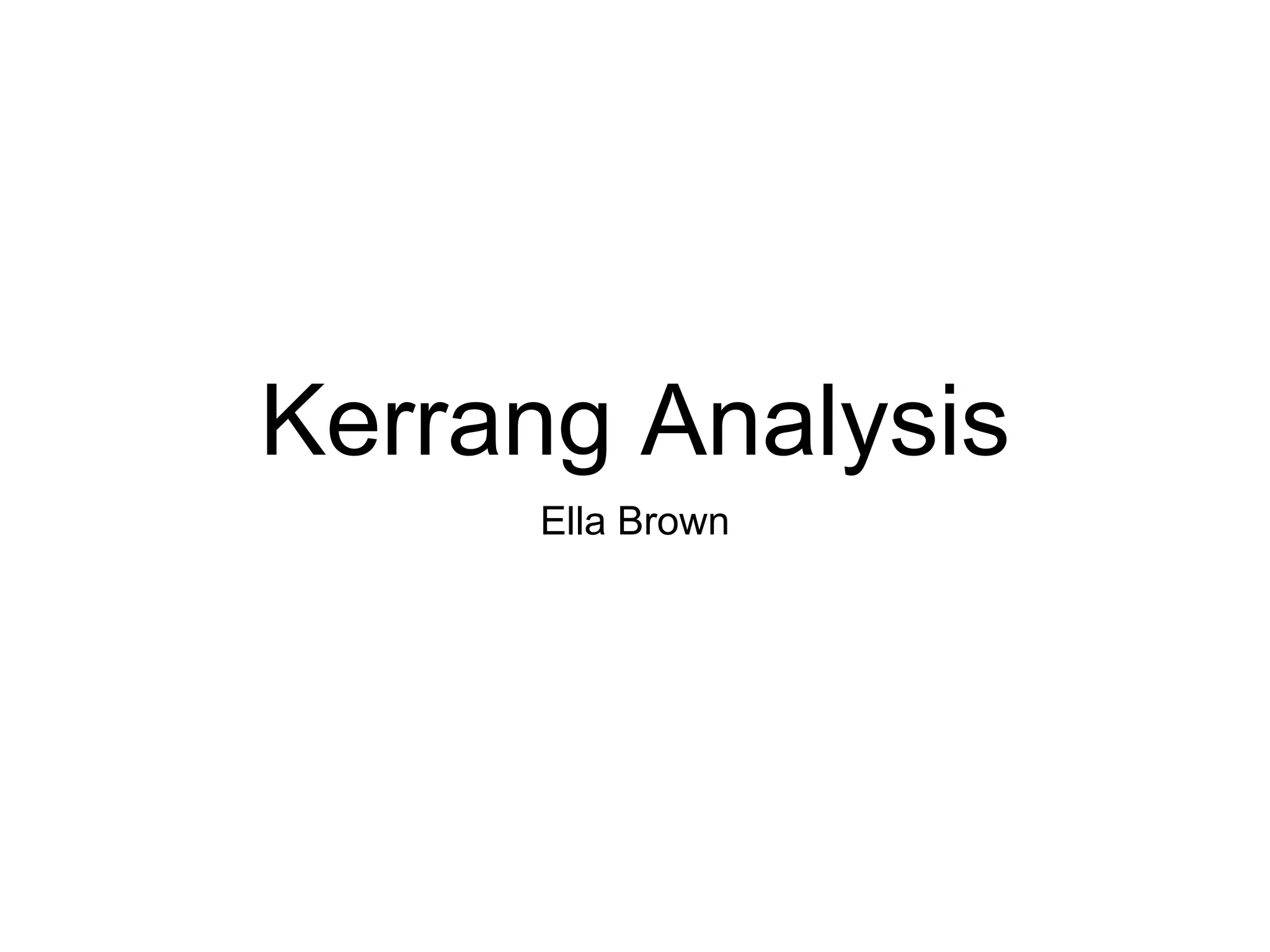 Kerrang! Analysis - Media A Level | PPT