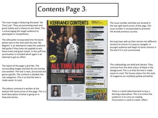 Kerrang magazine analysis powerpoint final | PPT