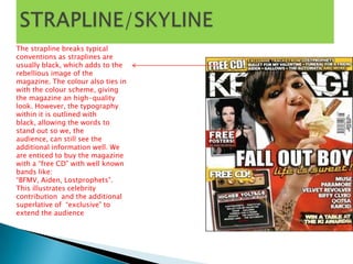 Kerrang! magazine cover analysis | PPTX