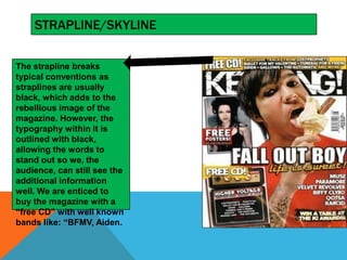 Kerrang! magazine cover analysis | PPT
