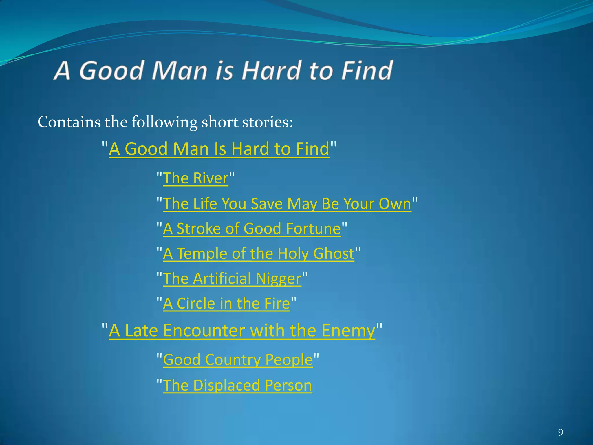 Flannery O'Connor | PPTX