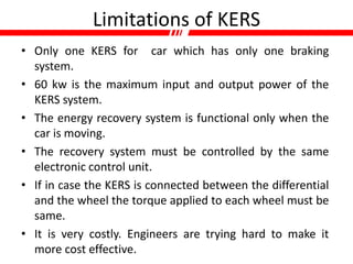 KInetic Energy Recovery System (KERS) | PPTX