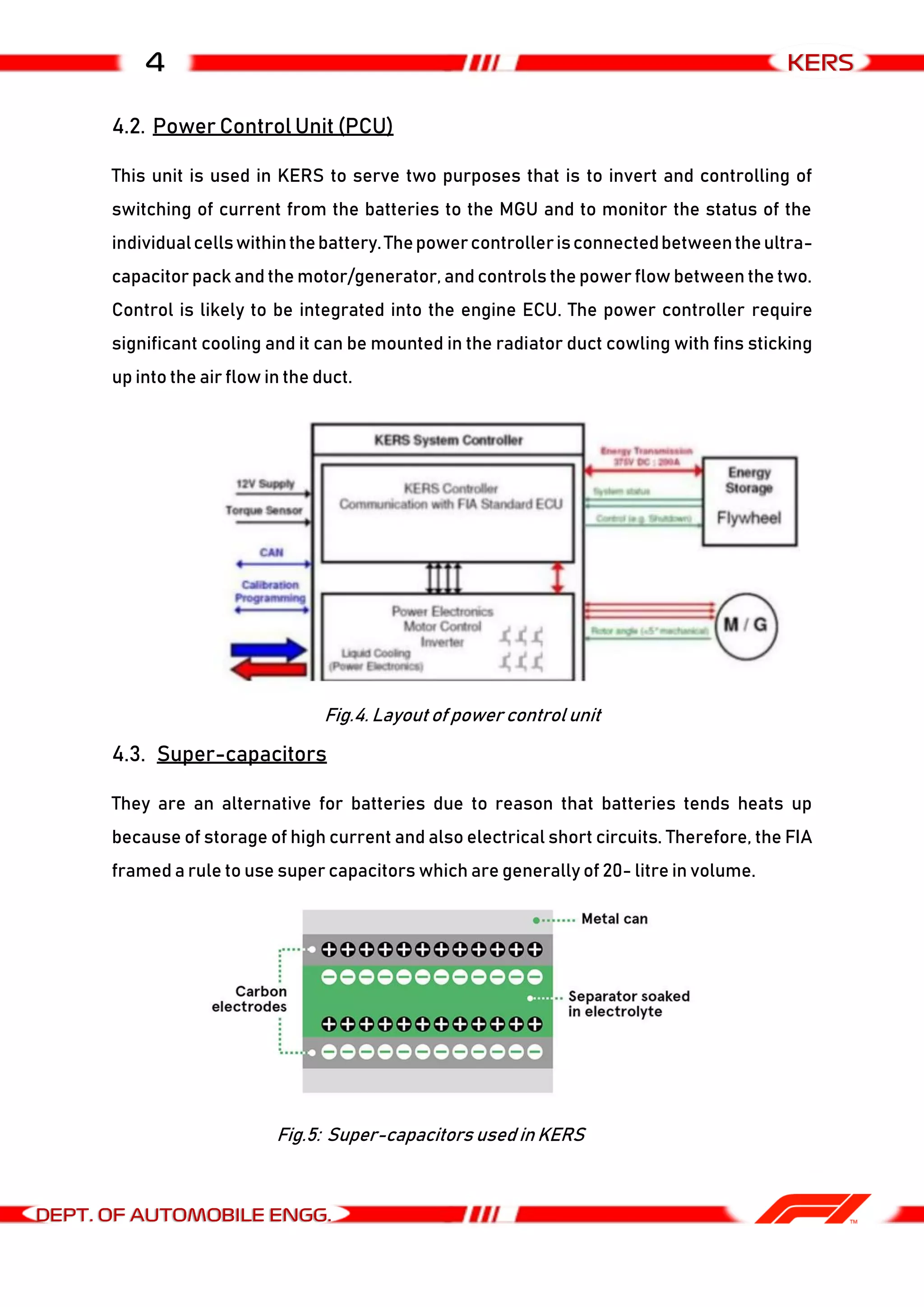 KERS ( Kinetic Energy Recovery system) | PDF