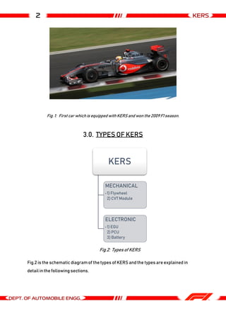 KERS ( Kinetic Energy Recovery system) | PDF