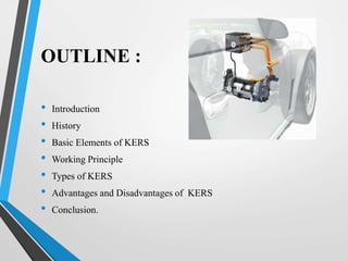 KINETIC ENERGY RECOVERY SYSTEM (senthil) | PPTX