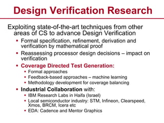 Design Verification Research and Teaching | PPT