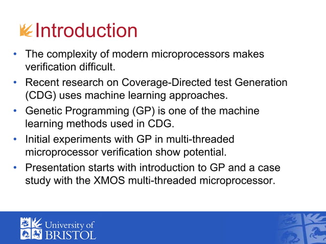 Genetic Programming In Automated Test Code Generation Ppt