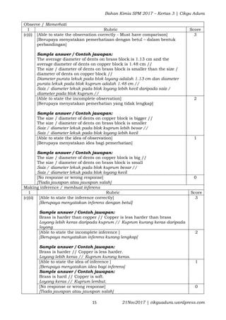 Kertas 3-kimia-spm-2017-cg-adura-jawapan | PDF