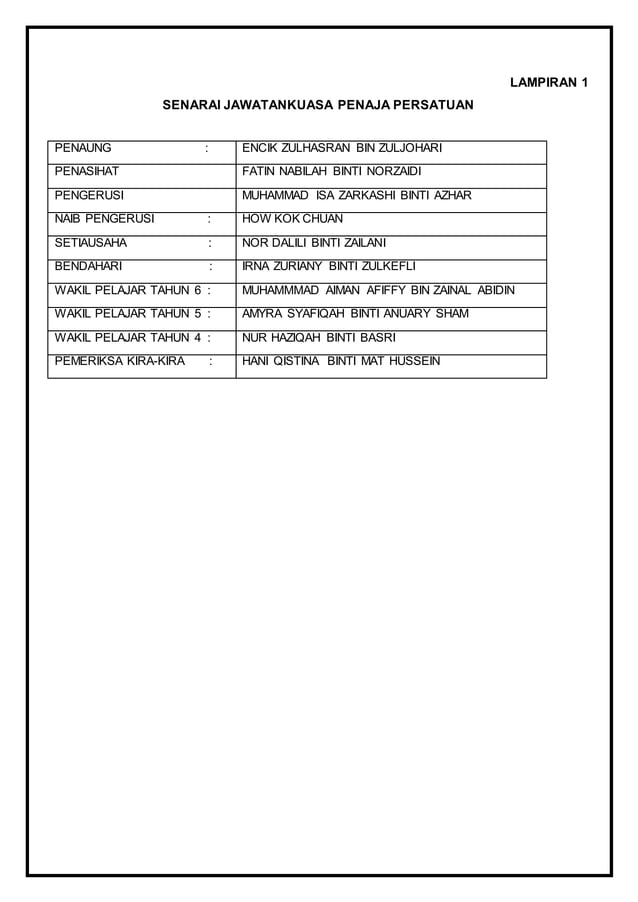 Kertas Kerja Penubuhan Eko-Renjer | PDF