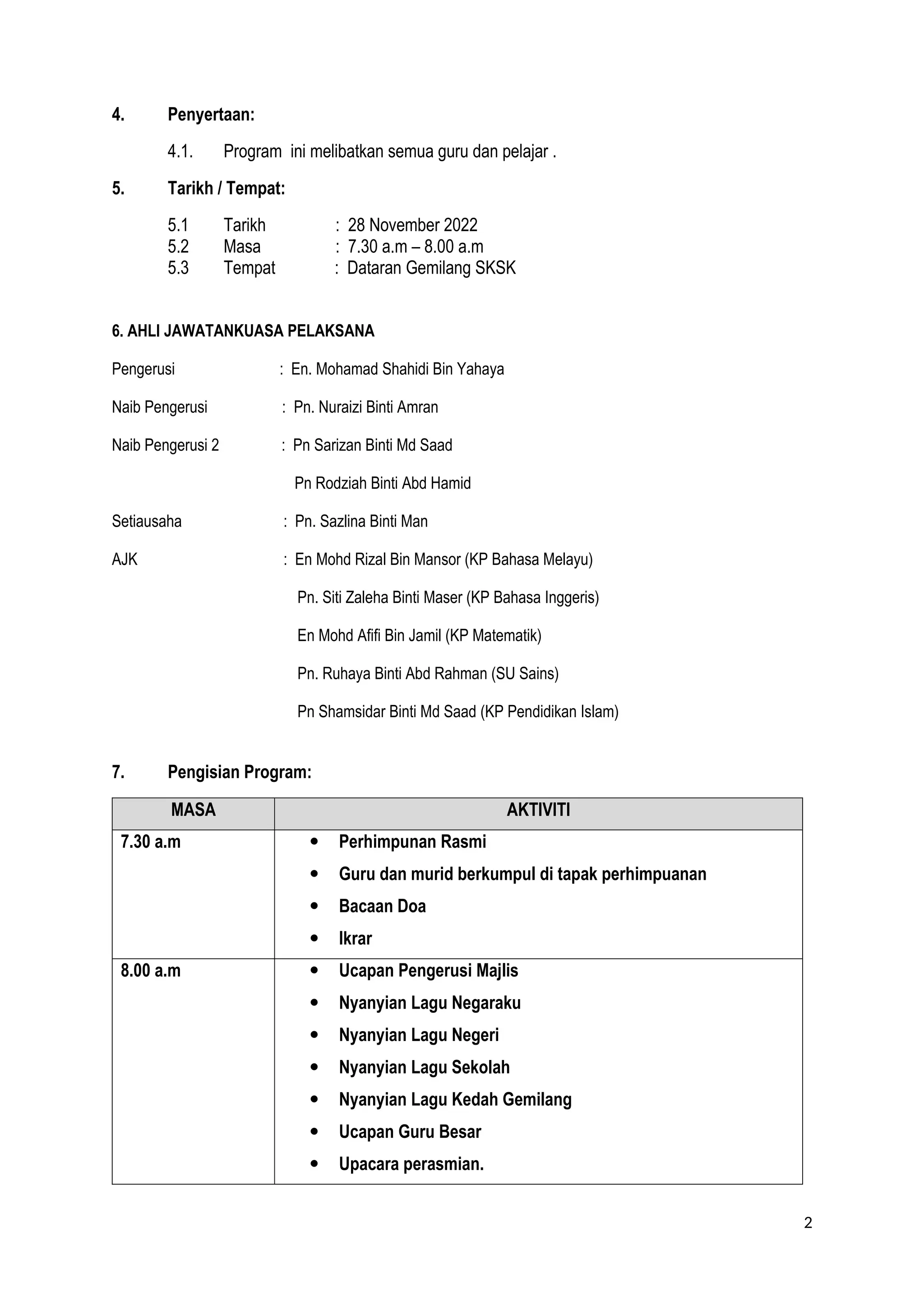pelancaran program transformasi sekolah. sekolah kebangsaan seri kuala ...