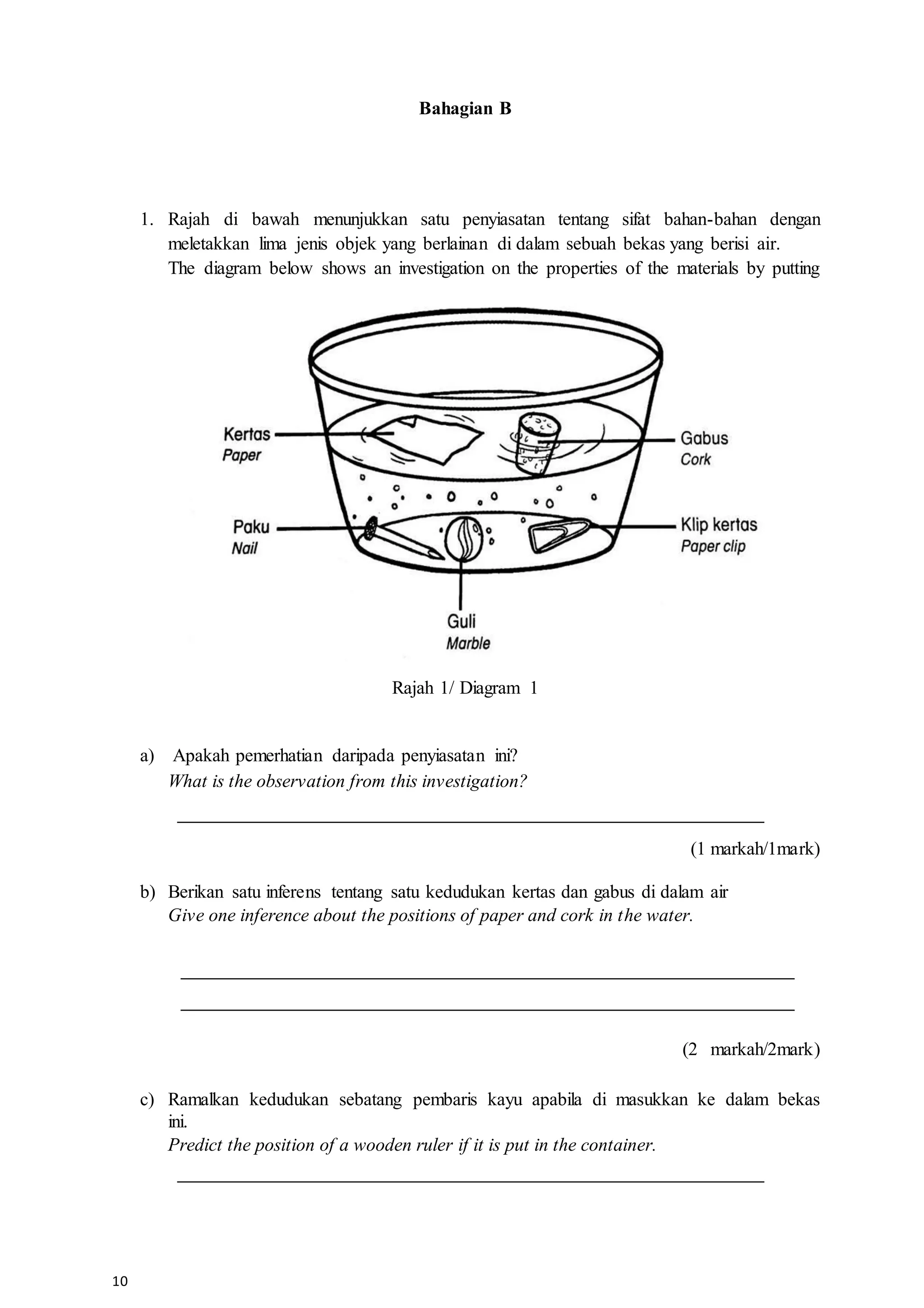 Soalan HOTS Sains Tahap 2 | DOC