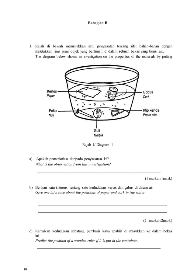 Soalan HOTS Sains Tahap 2 | DOC