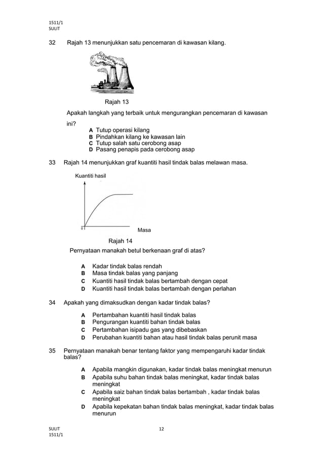 Kertas 1 sains ppt spm 2021 | PDF