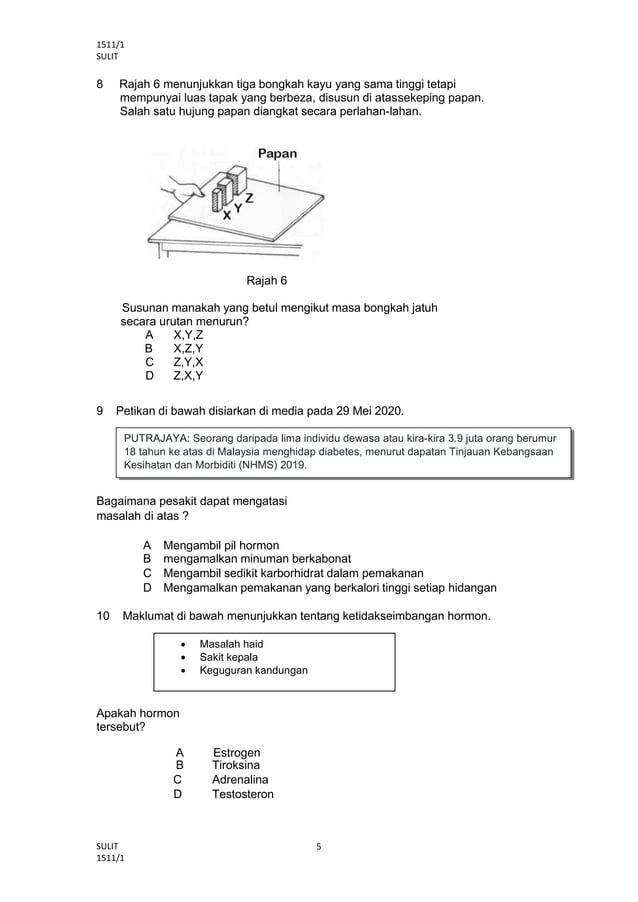 Kertas 1 sains ppt spm 2021 | PDF