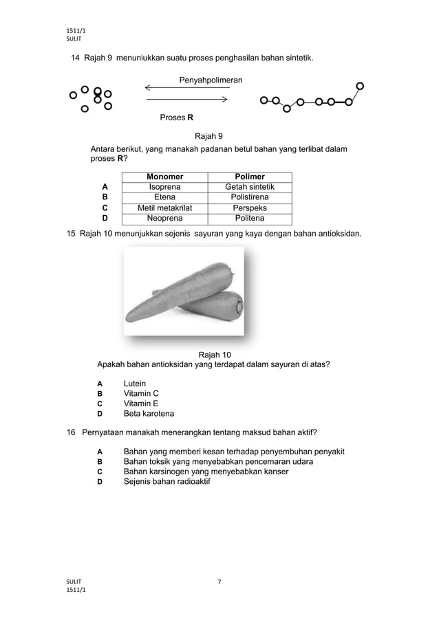 Kertas 1 sains ppt spm 2021 | PDF
