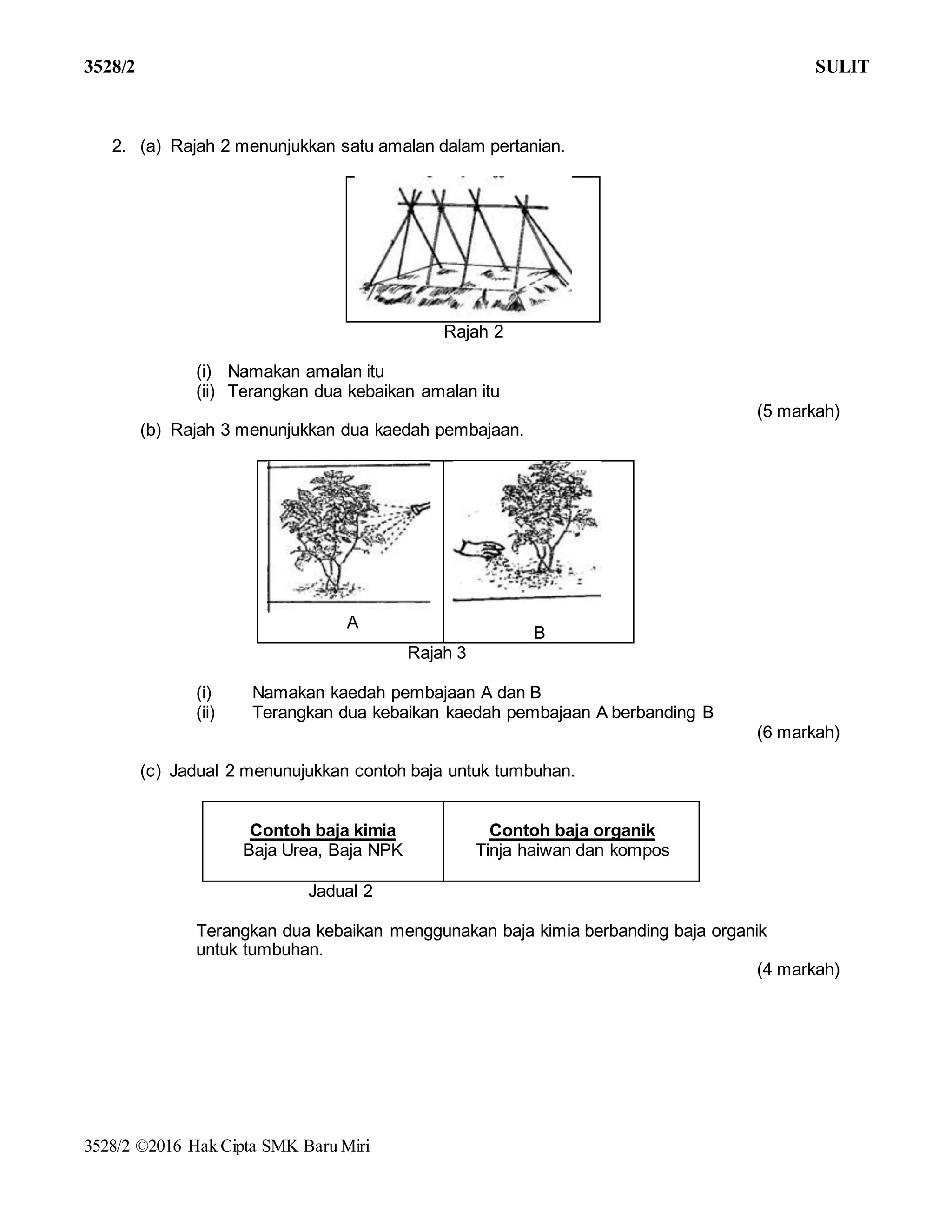 Kertas 2 SAINS PERTANIAN TINGKATAN 4 | DOCX