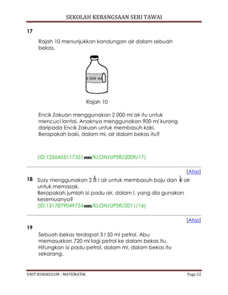 Kertas 2 isipadu cecair | PDF