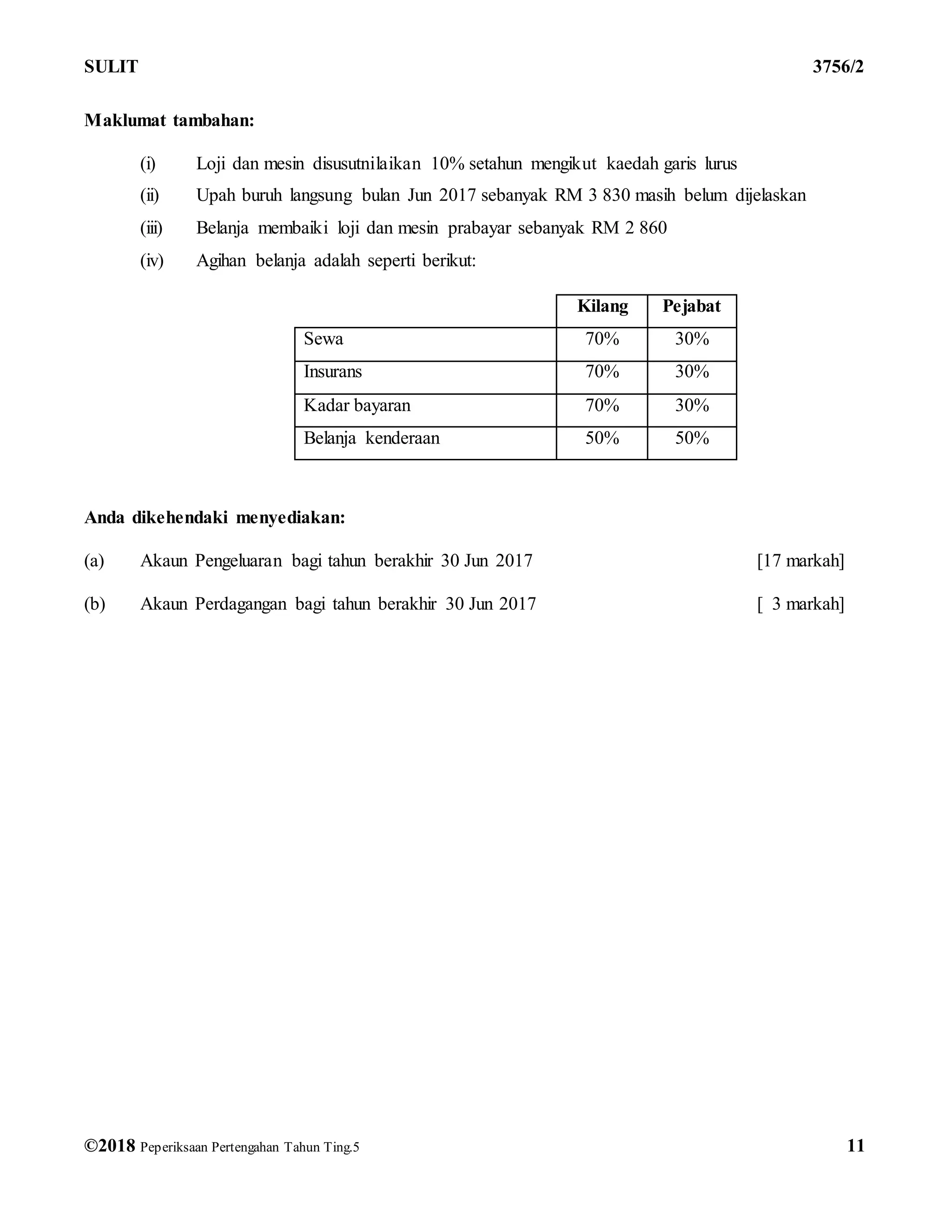 Kertas 2 Prinsip Perakaunan Tingkatan 5 | DOCX