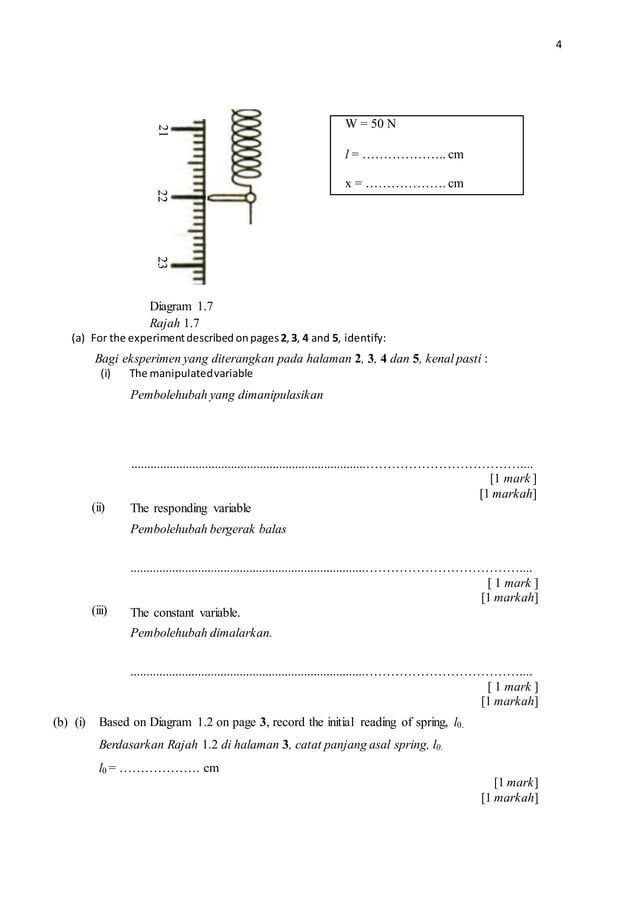 Kertas 3 peperiksaan percubaan spm 2019 | PDF