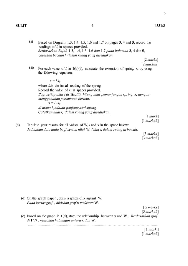Kertas 3 peperiksaan percubaan spm 2019 | PDF