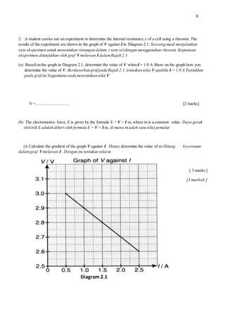 Kertas 3 peperiksaan percubaan spm 2019 | DOCX