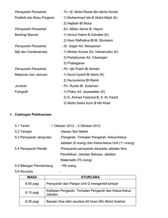 Kertas cadangan seminar | DOCX