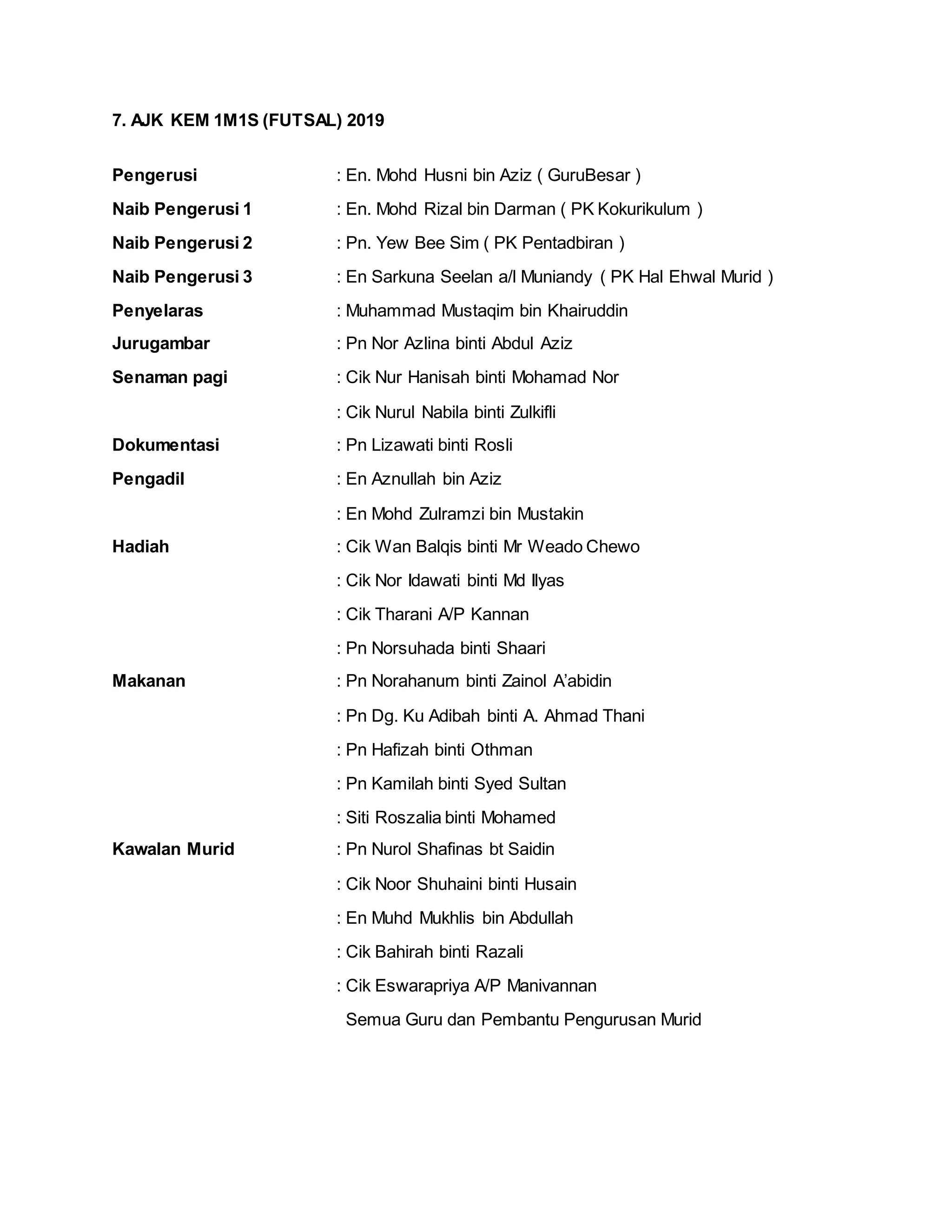 Kertas Kerja 1M1S (Futsal).docx