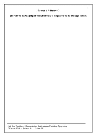 Kertas kerja banner | DOCX