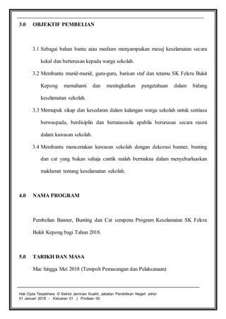 Kertas kerja banner | DOCX