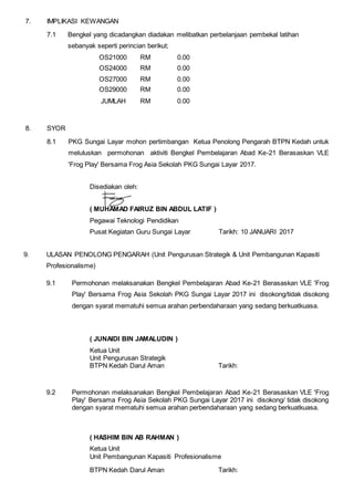 Kertas kerja bengkel pembelajaran abad ke 21 berasaskan vle 'frog play' bersama frog asia ...