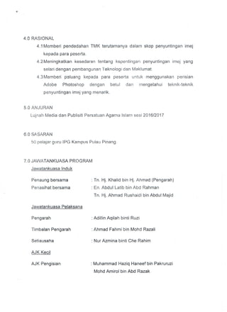 Contoh Kertas Kerja Bengkel Photoshop | PDF