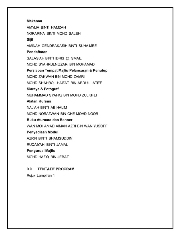 Kertas kerja cakna 2 m | DOCX