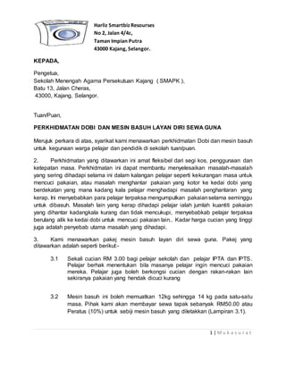 Kertas kerja dobi | PDF