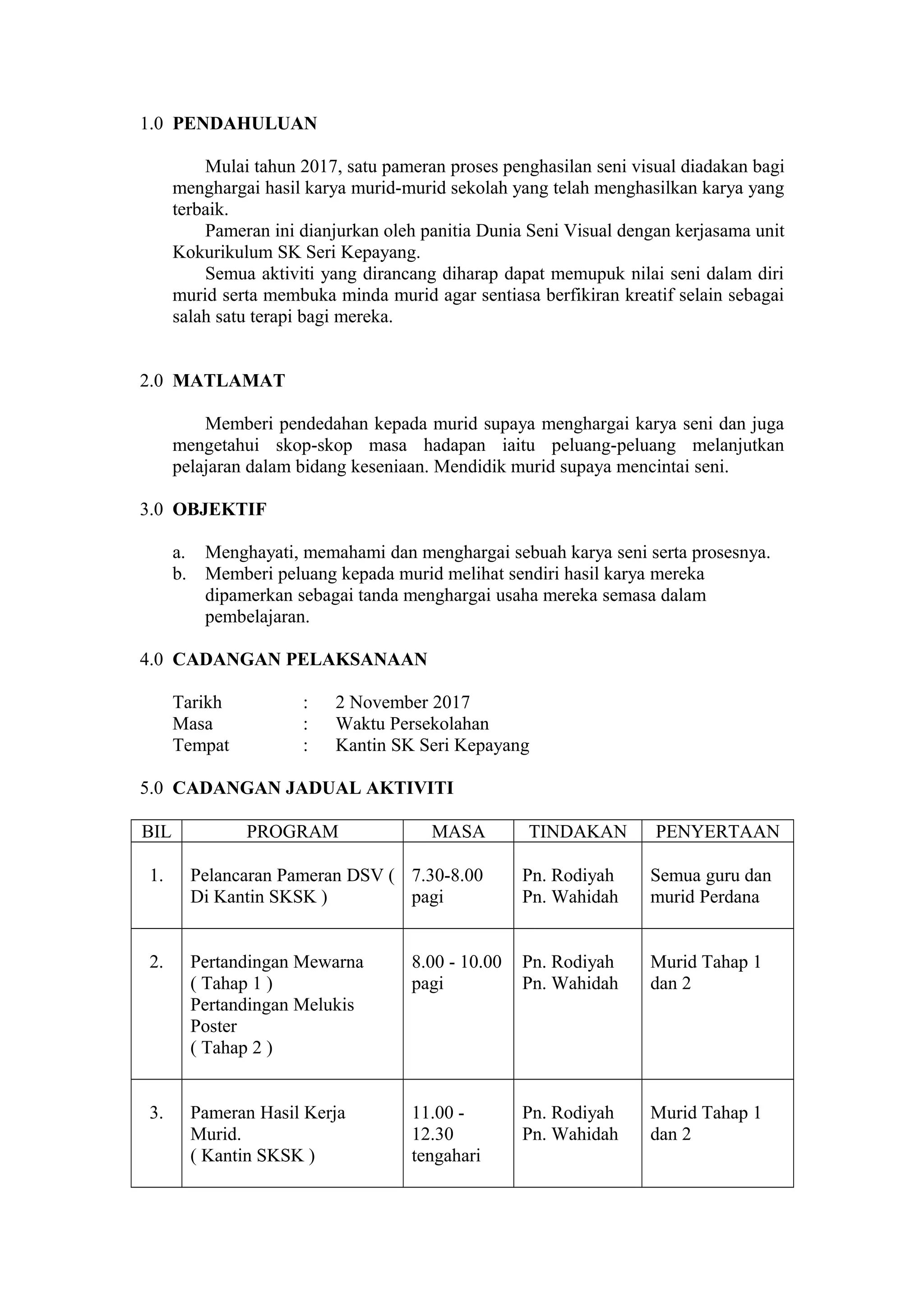 Kertas kerja dsv | PDF