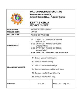 Kertas kerja duti 1 | PDF