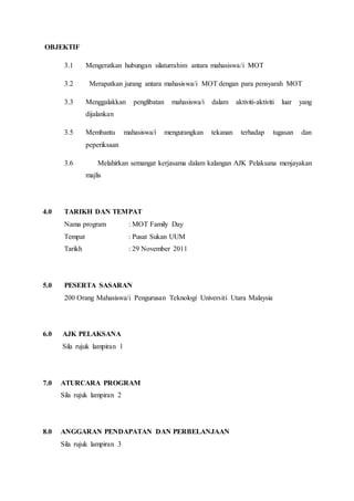 Kertas kerja family day | DOCX