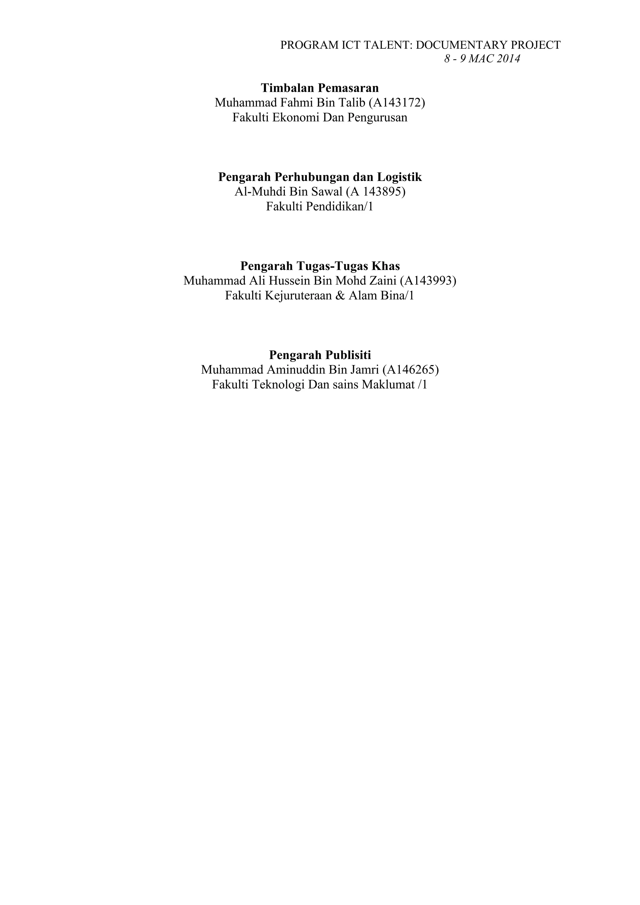 Kertas kerja ict danga bay 3. | PDF