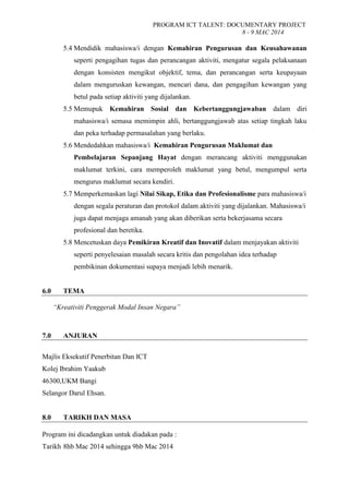 Kertas kerja ict danga bay 3. | PDF