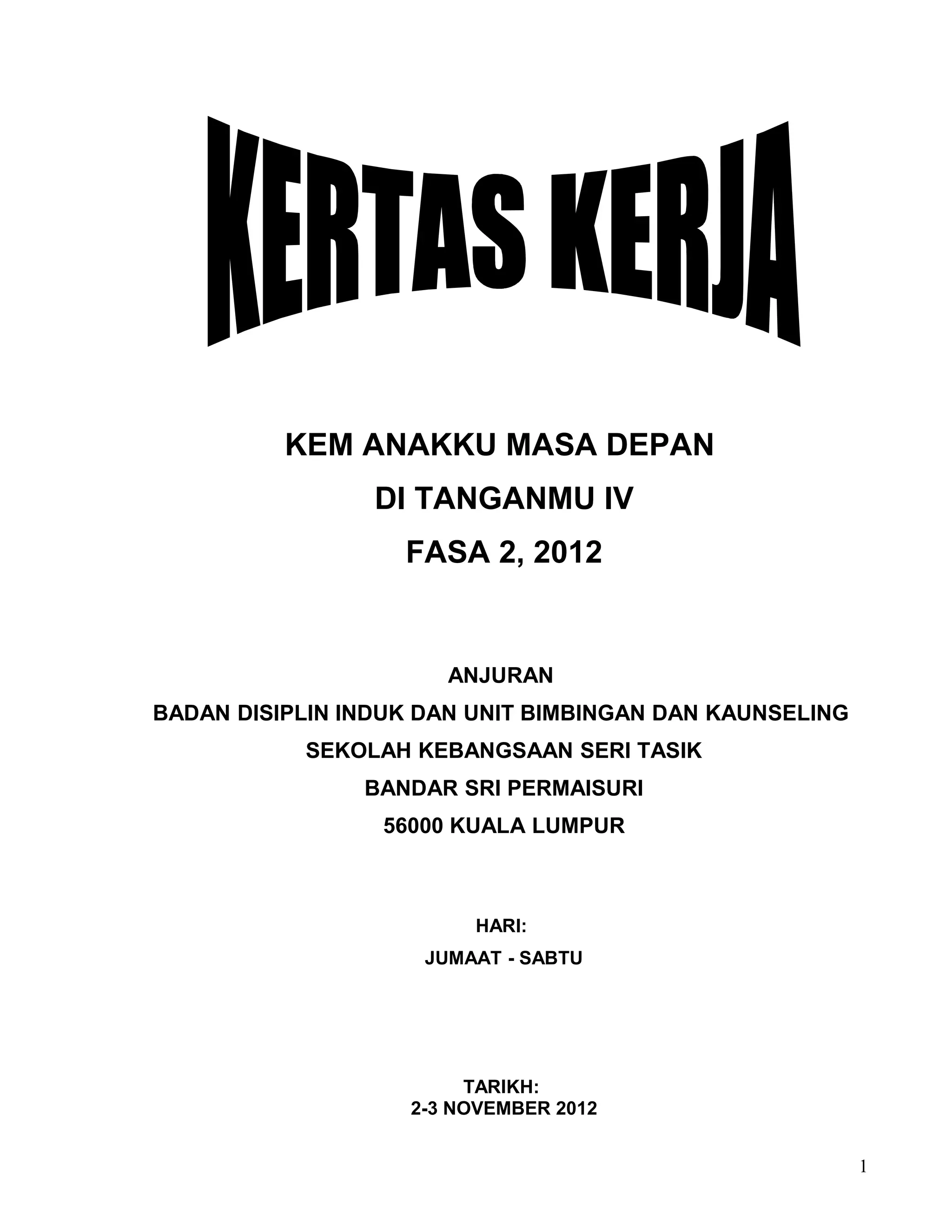 Kertas kerja l angkawi | DOC