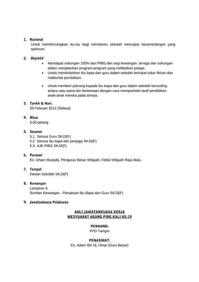 Kertas kerja mesy agung 2013 | PDF