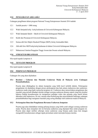 Kertas kerja NYES 2014 | PDF