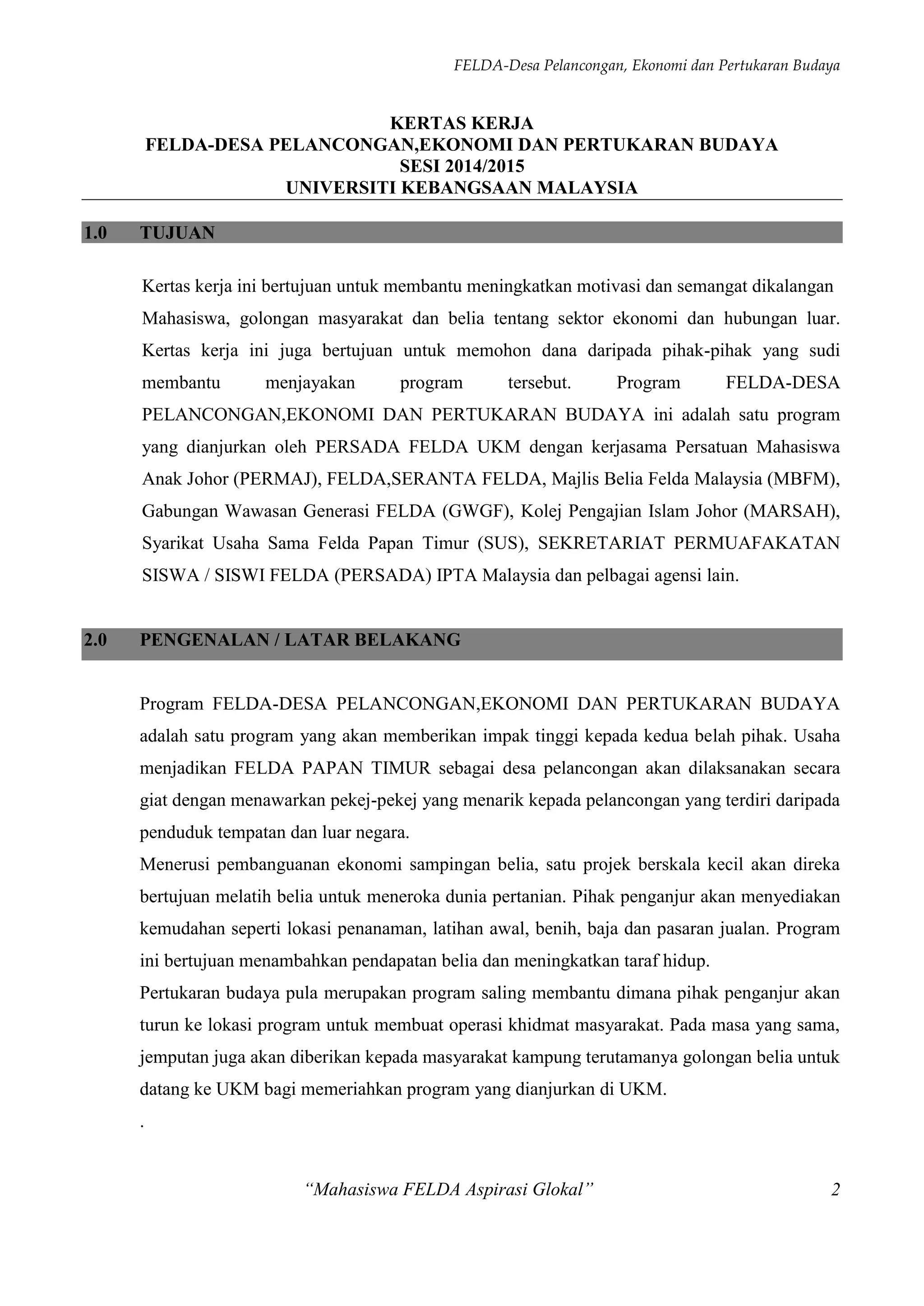 Kertas kerja opkim_felda_papan_timur | PDF