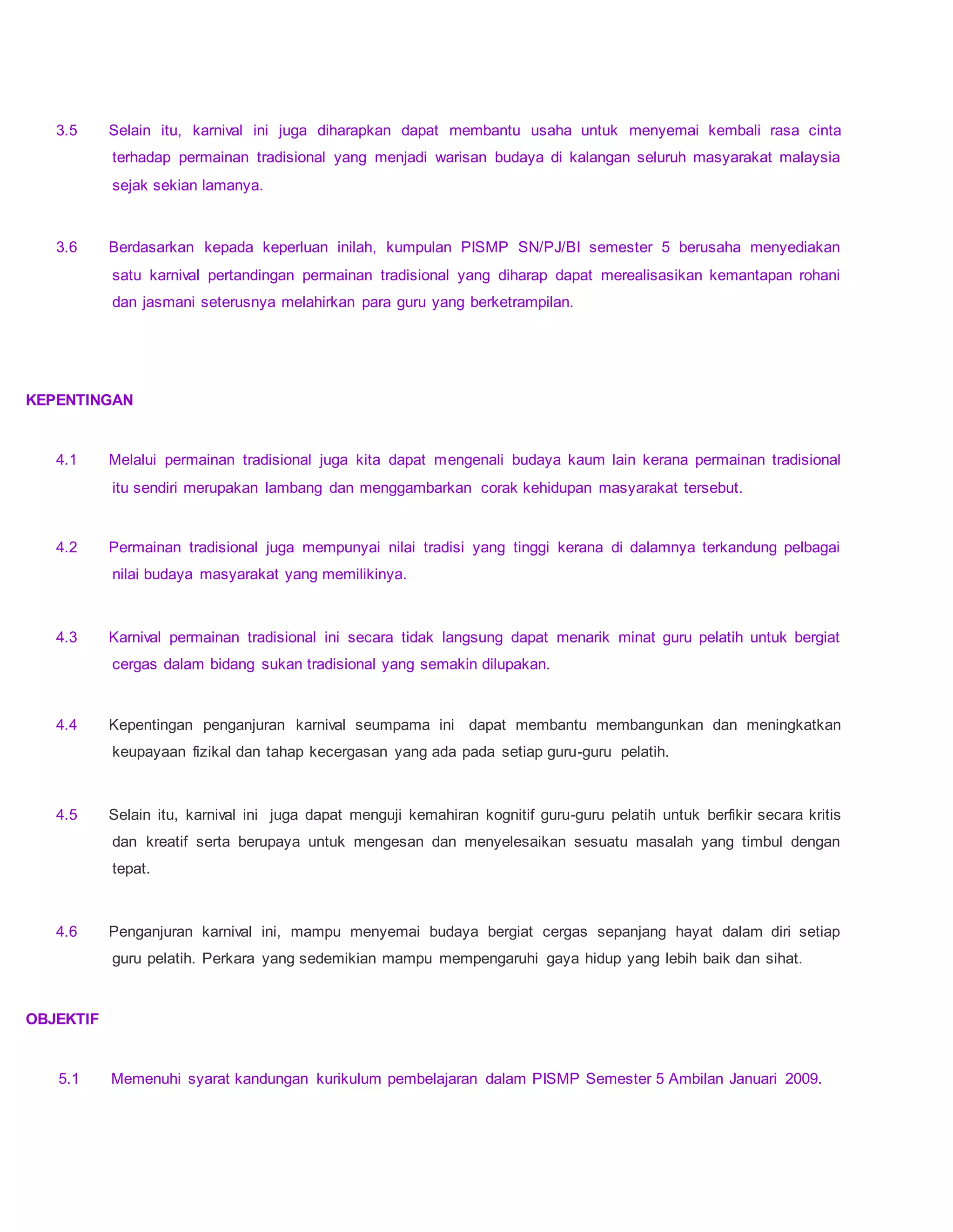 Kertas kerja permainan tradisional | DOCX