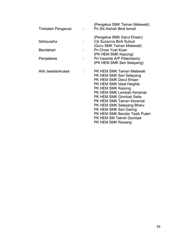 Kertas kerja pertandingan pengurusan sudut kpj | PDF