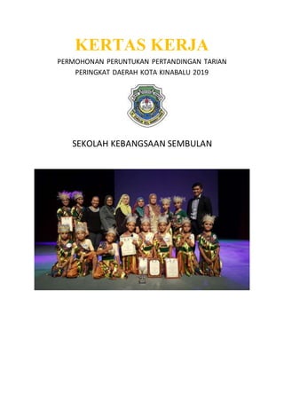 Kertas kerja pertandingan tarian | DOCX