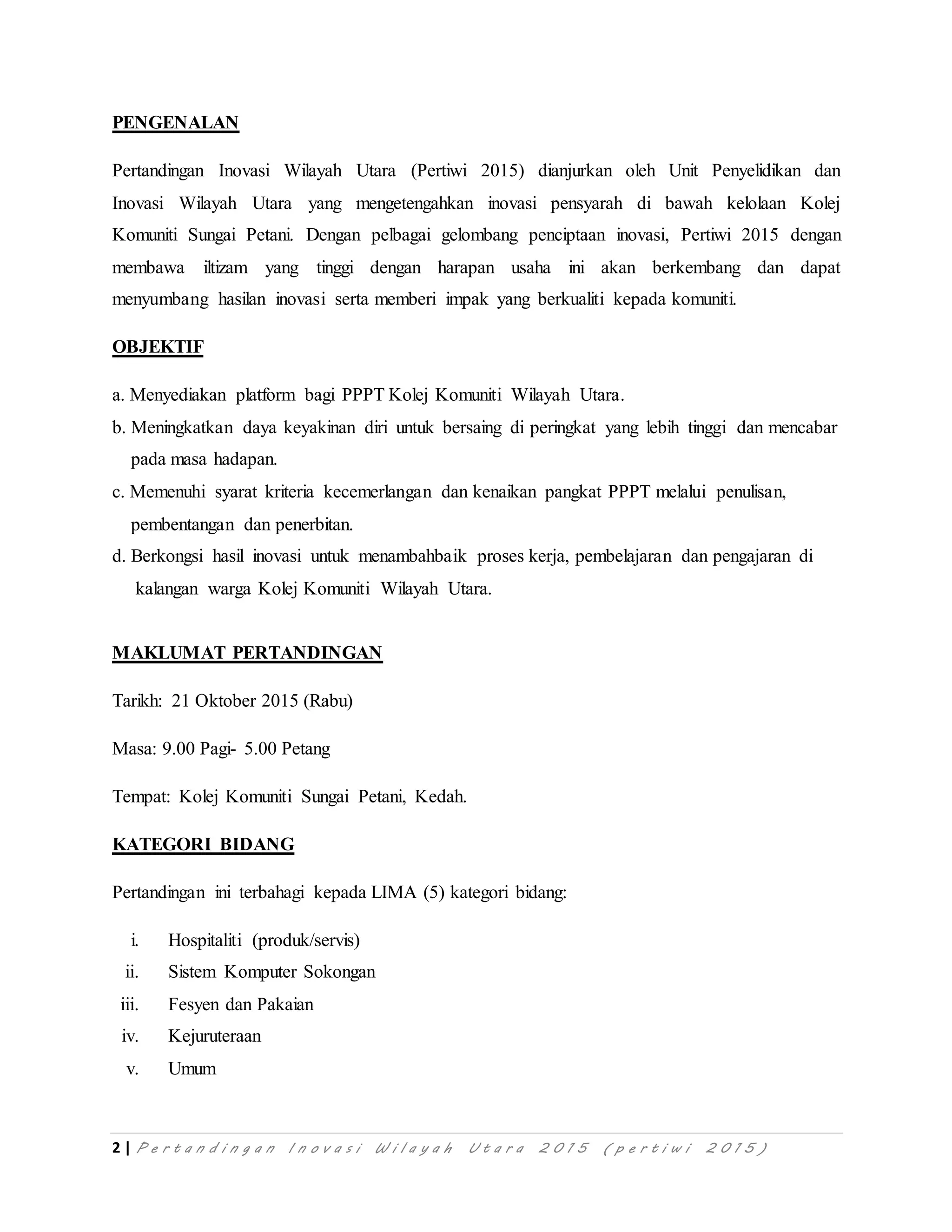 Kertas kerja inovasi | DOCX