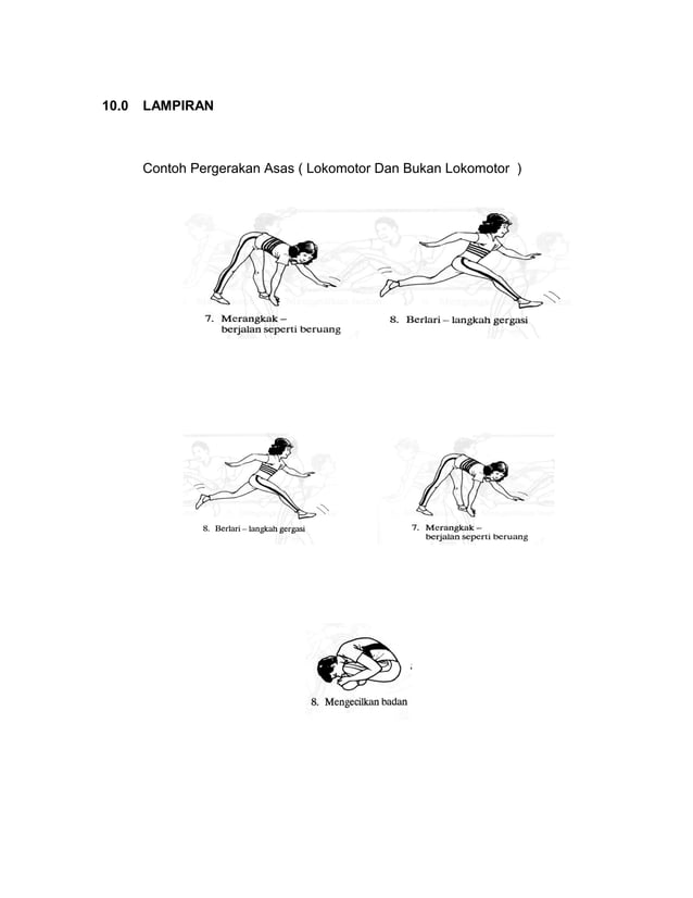 PERGERAKAN ASAS ( LOKOMOTOR, BUKAN LOKOMOTOR DAN MANIPULASI ALATAN | DOC