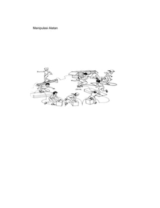 PERGERAKAN ASAS ( LOKOMOTOR, BUKAN LOKOMOTOR DAN MANIPULASI ALATAN | DOC