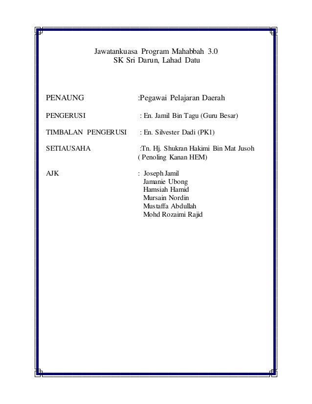 Contoh kertas kerja program khidmat masyarakat - smallvamet