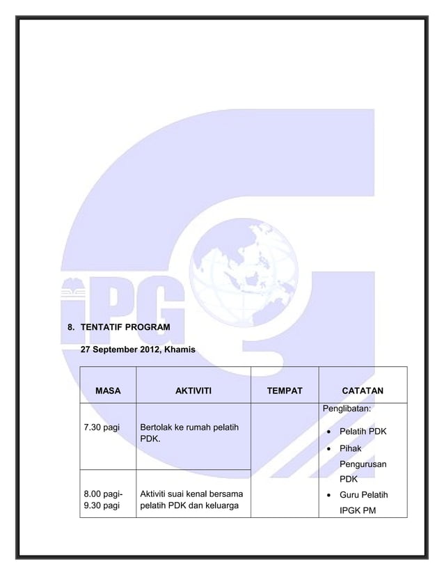 Kertas kerja program sayang disayang ,pdk seri mutiara higlighted | DOC